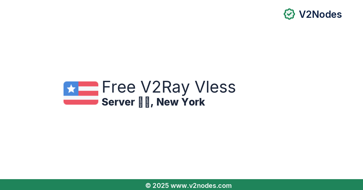 V2Nodes - V2Ray Vless 美国 #8160829